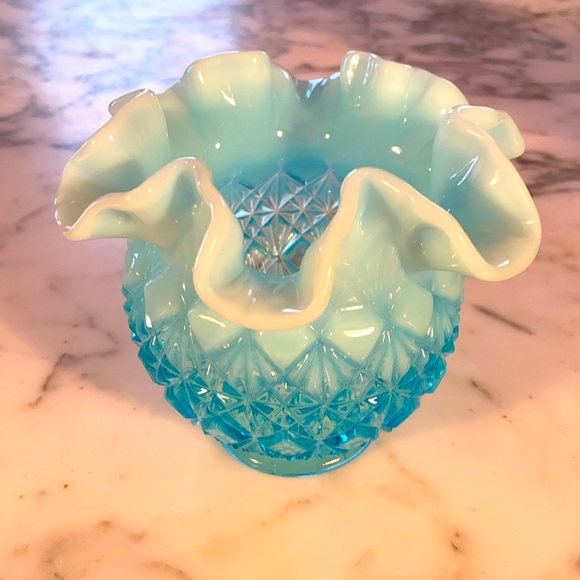 Fenton | Accents | Vintage Fenton Ovg Olde Virginia Glass Opalescent ...